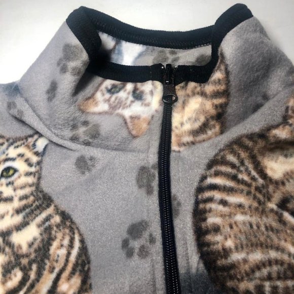 Zoofleece | Jackets & Coats | Zoofleece Cat Kitten Kitty Grey Cats Meow ...